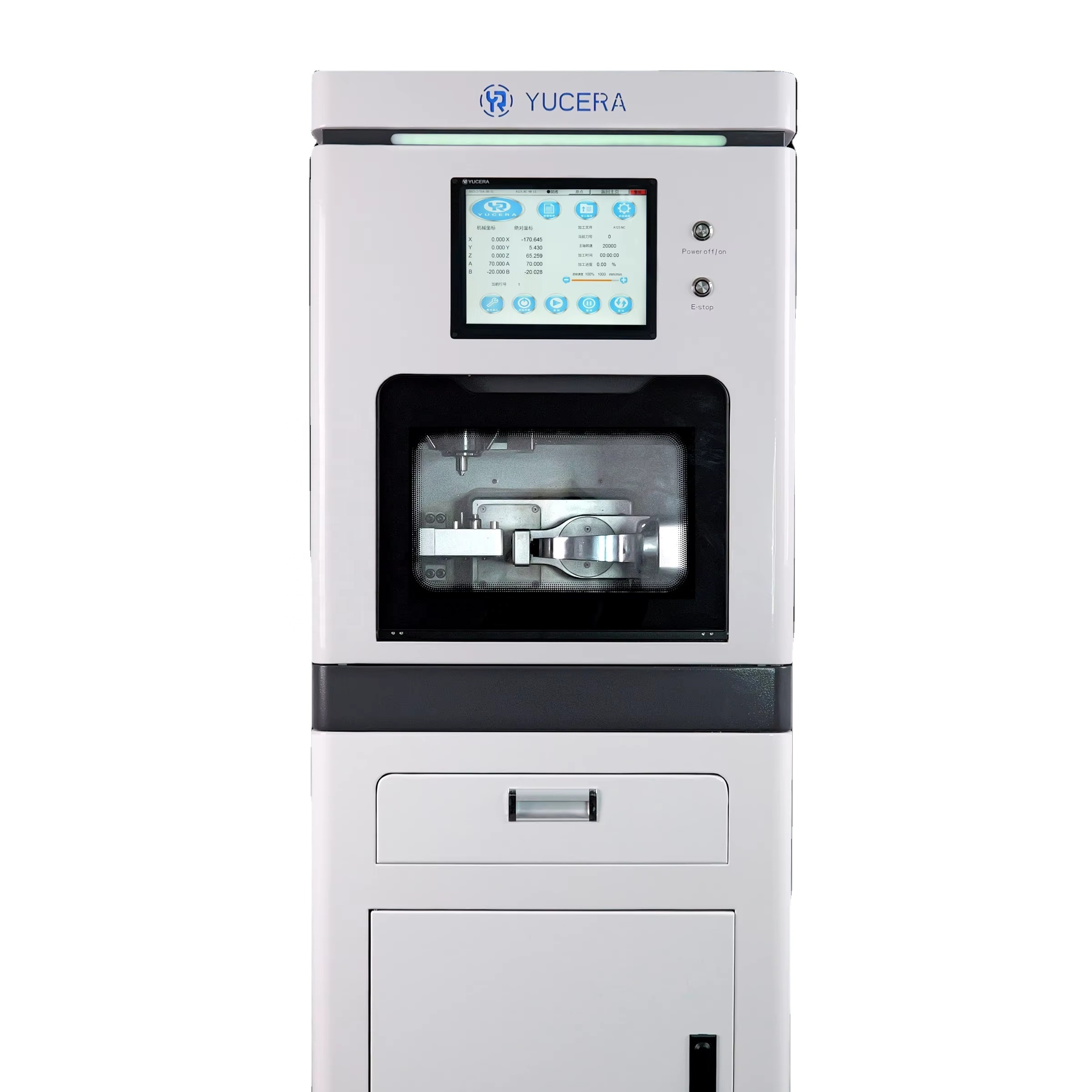 Yucera YRC-8S Disilicate Lithium and Composite Materials Wet Milling ...