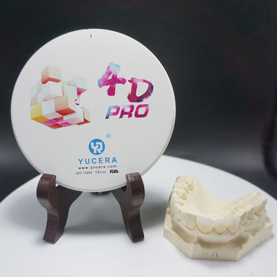 16 Shades And Bleach Multilayer Zirconia Block 4D Pro Disc For Anterior ...