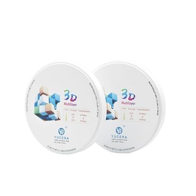 Dental Lab Cad Cam Materials Zirconia Blocks 16mm 3D Multilayer Pre ...