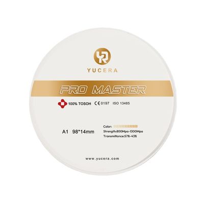 Yucera Pro Master Zirconia Ceramic Block Dental CAD/CAM Customized Crowns