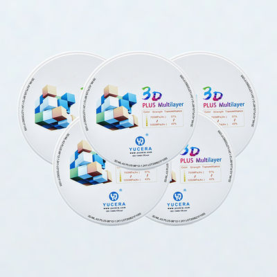 43% 49% translucent 3D Multilayer Dental Zirconia Discs
