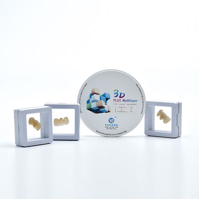 3D plus Multilayer Zirconia Block 1200HV Self colored CAD CAM Zirconia ...